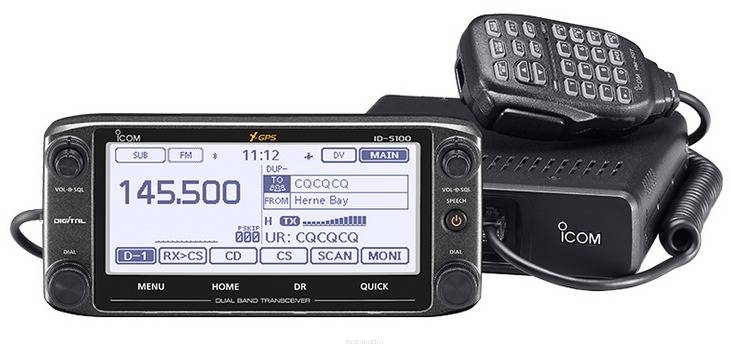 ID-5100 Icom D-Star cyfrowy transceiver w wersji europejskiej 50 W